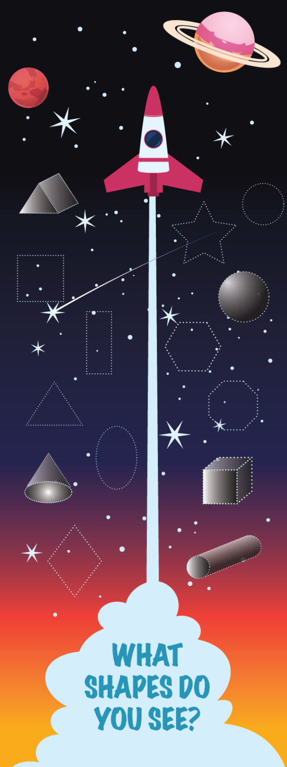 Shapes in Space Educational and Activity Mats | wonderwall design